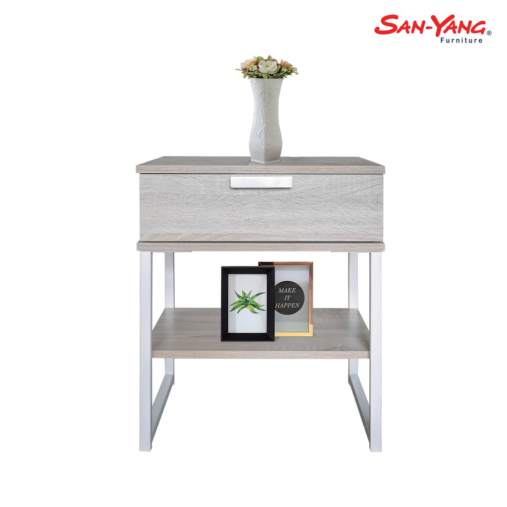 Night Table White Oak 102124 | Shopee Philippines