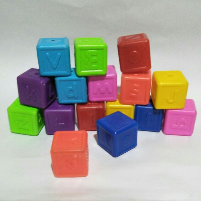 Plastic square blocks (16pcs.) | Shopee Philippines