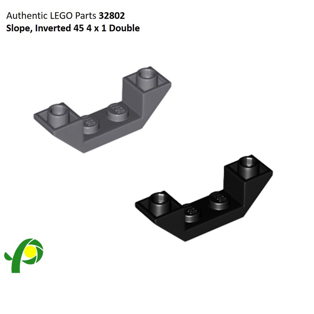 LEGO Parts 32802 Slope Inverted 45 4x1 Double | Shopee Philippines