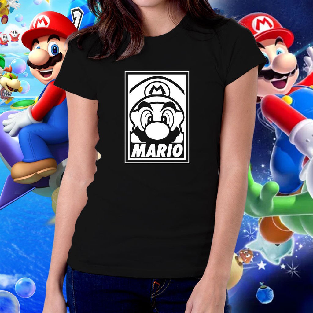 Super Mario Old School World Cartoon Tshirt for Women | Shopee Philippines