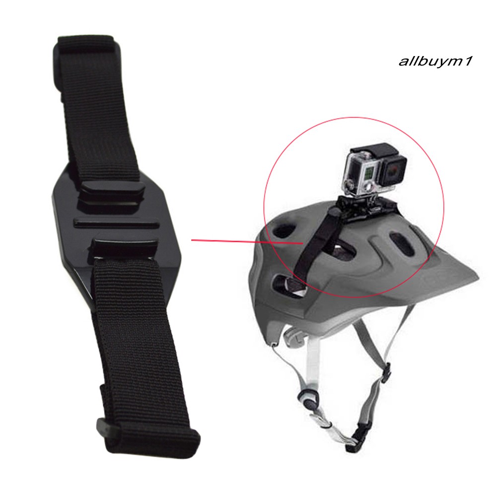 Allbuy Bicycle Sports Vented Action Camera Helmet Strap Mount Belt for ...