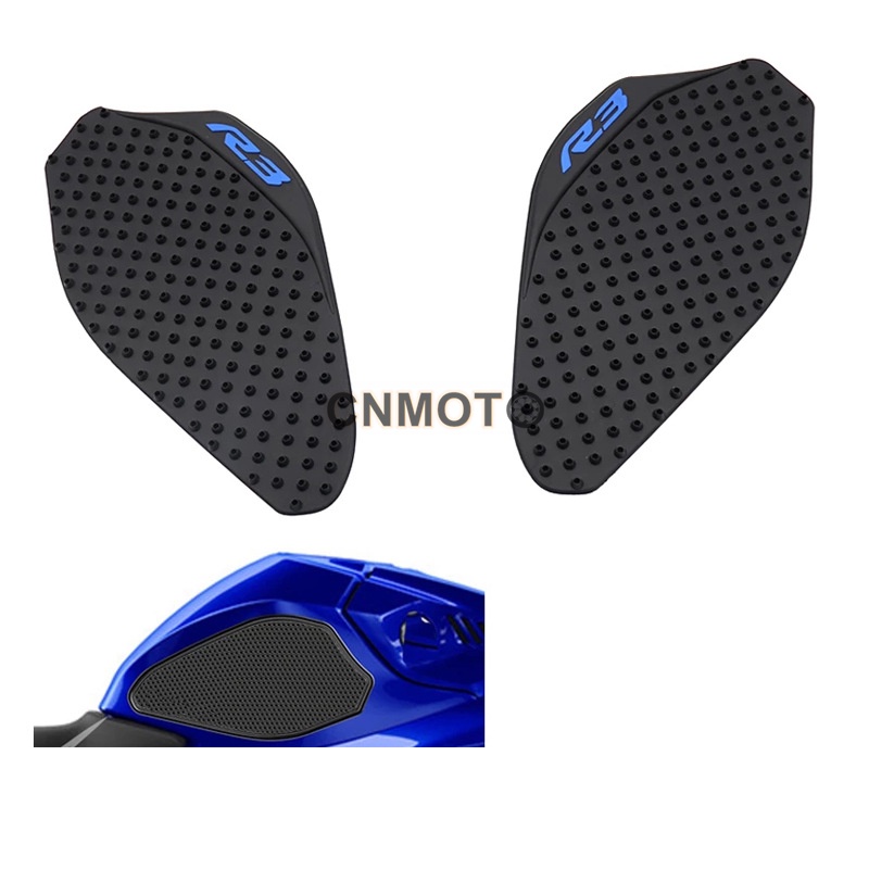 For YAMAHA YZF-R3 V2 2019-2021 Tank Pad 3M Side Gas Knee Grip Traction ...