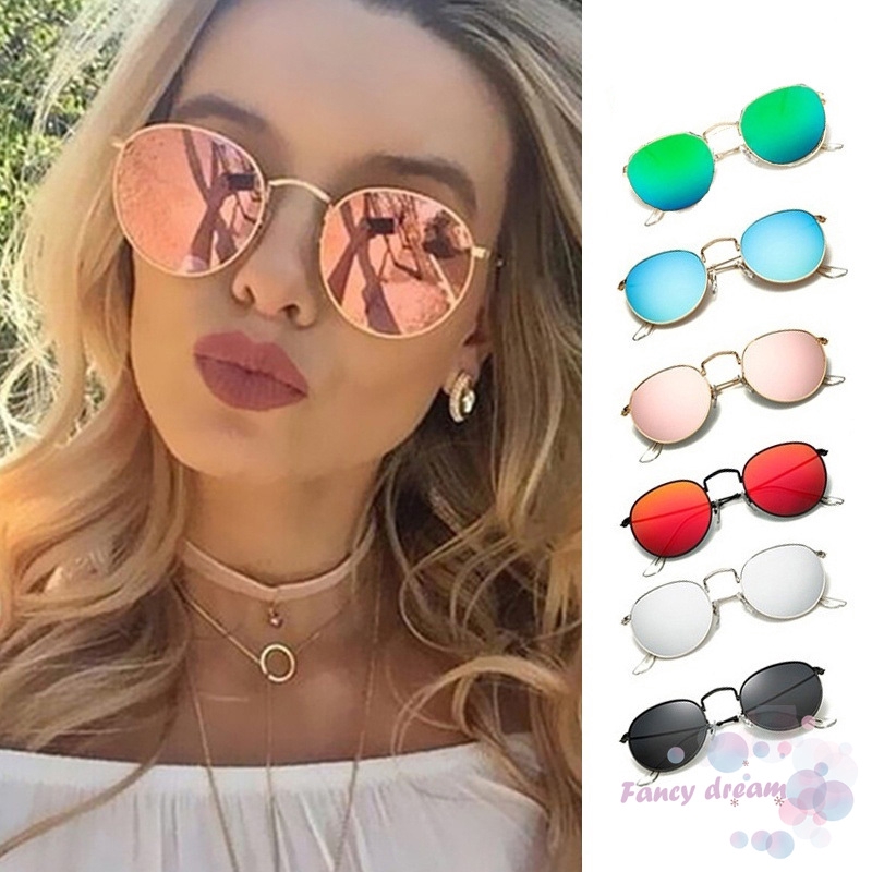 COD Sports & Outdoors Fashion Women Round Style UV400 Sunglasses Luxury ...
