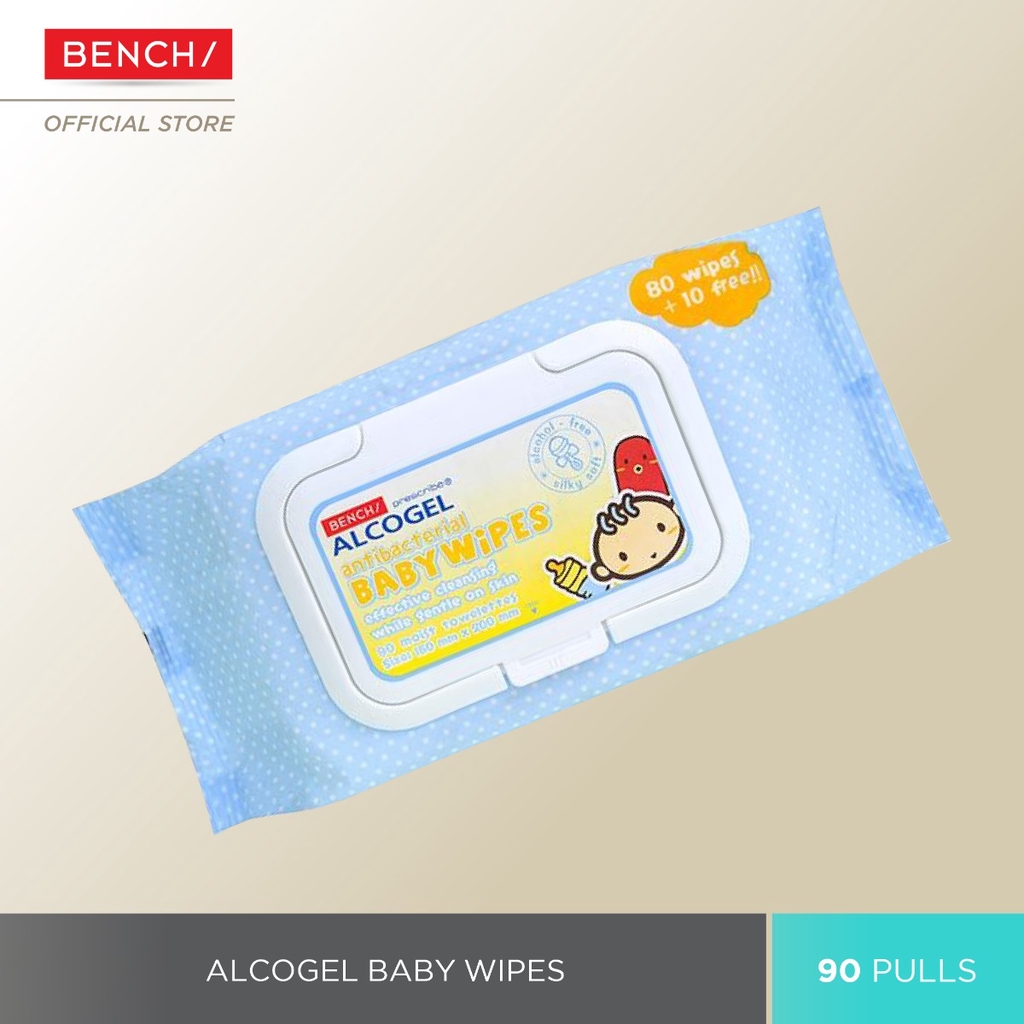 CPW7090A - BENCH/ Antibacterial Baby Wipes 90 pulls | Shopee Philippines