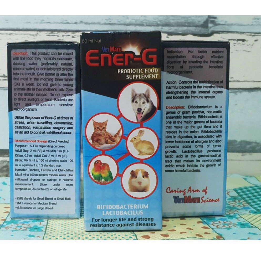 Ener G Probiotic Food Supplement 60ml | Shopee Philippines
