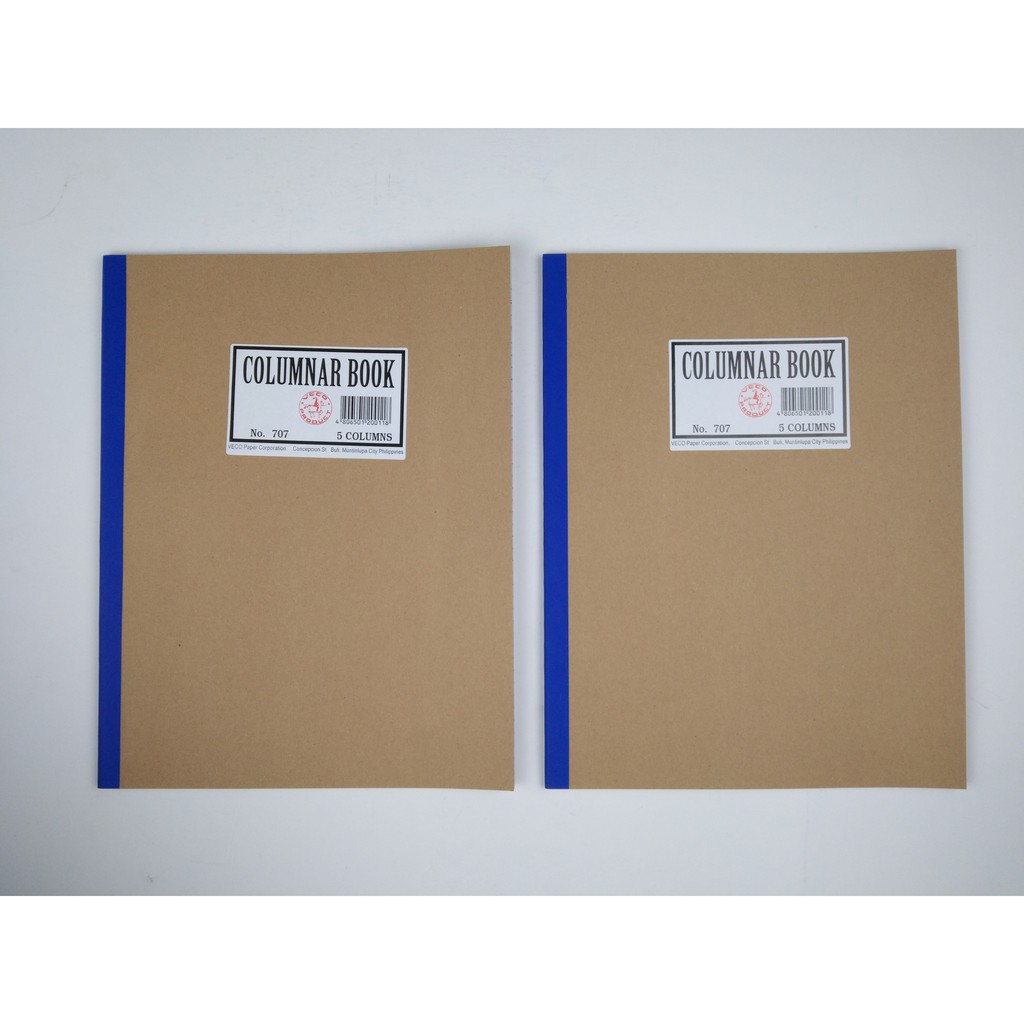 Veco Accounting Columnar Notebook 707 (2pcs) | Shopee Philippines