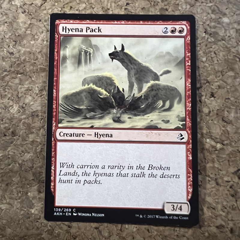 HYENA PACK | AMONKHET | RED | MTG MAGIC THE GATHERING | Shopee Philippines