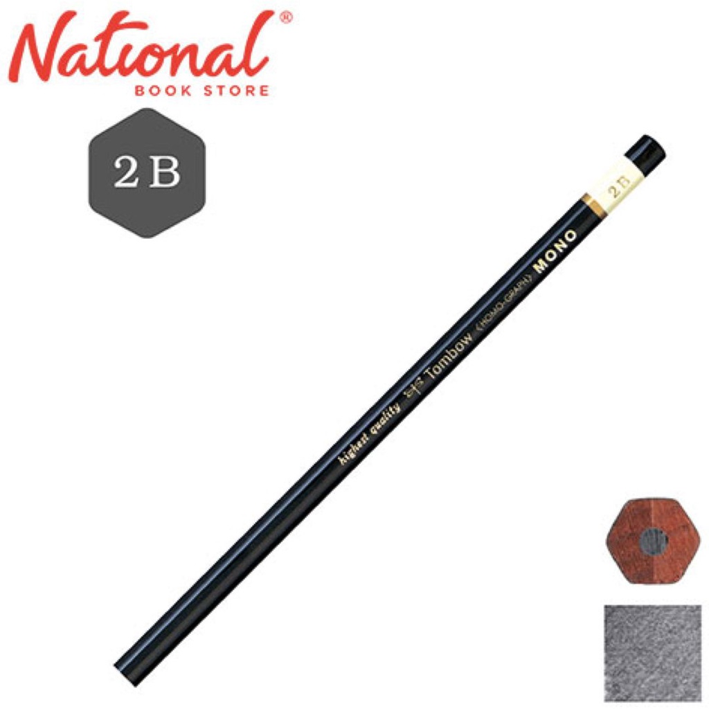 Tombow Mono Pencil, 2B - Drawing Pencil - Art Supplies | Shopee Philippines