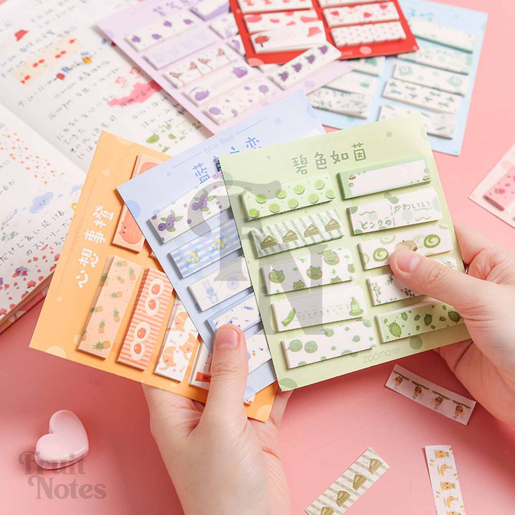 [CLEARANCE] SN004 10 in 1 Kawaii Stationery Sticky Note Set | Shopee ...