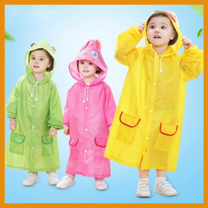 Children's Raincoat Boys Girls Baby Raincoats Kindergarten Cartoon Poncho Cute Cloak Style ...