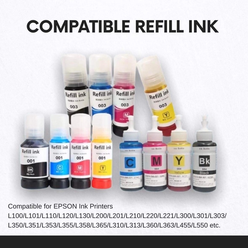 YAMIGO Refill Ink Bundle Premium Compatible Refill 664 001 003 673 For ...