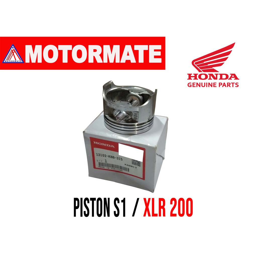 Piston S1 XLR 200 Honda Original 13102-KBB-315 | Shopee Philippines