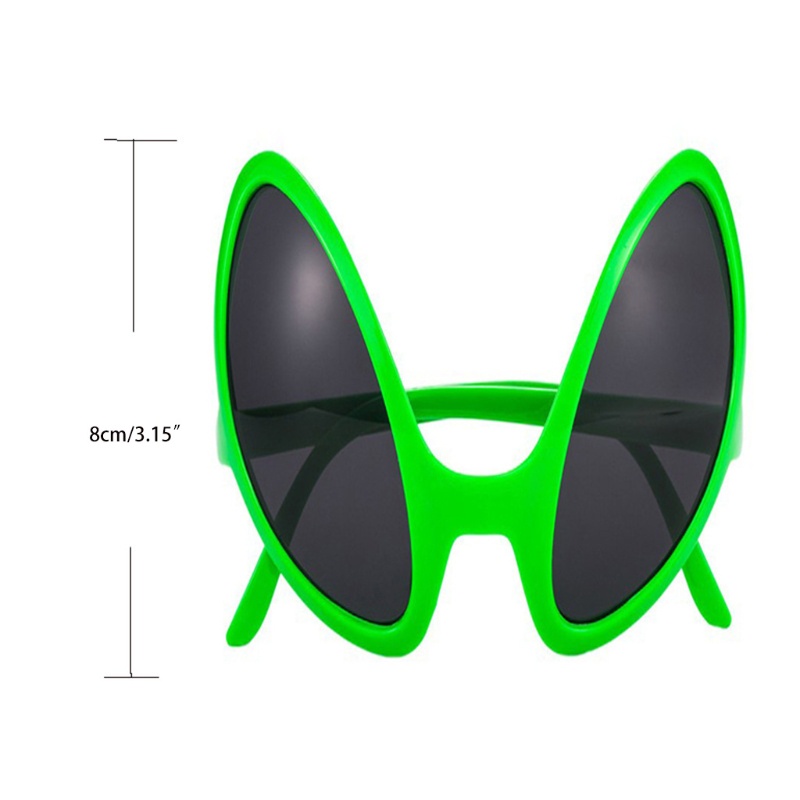 Kids and Adults Green Alien Glasses Halloween Fancy Dress Costume ...