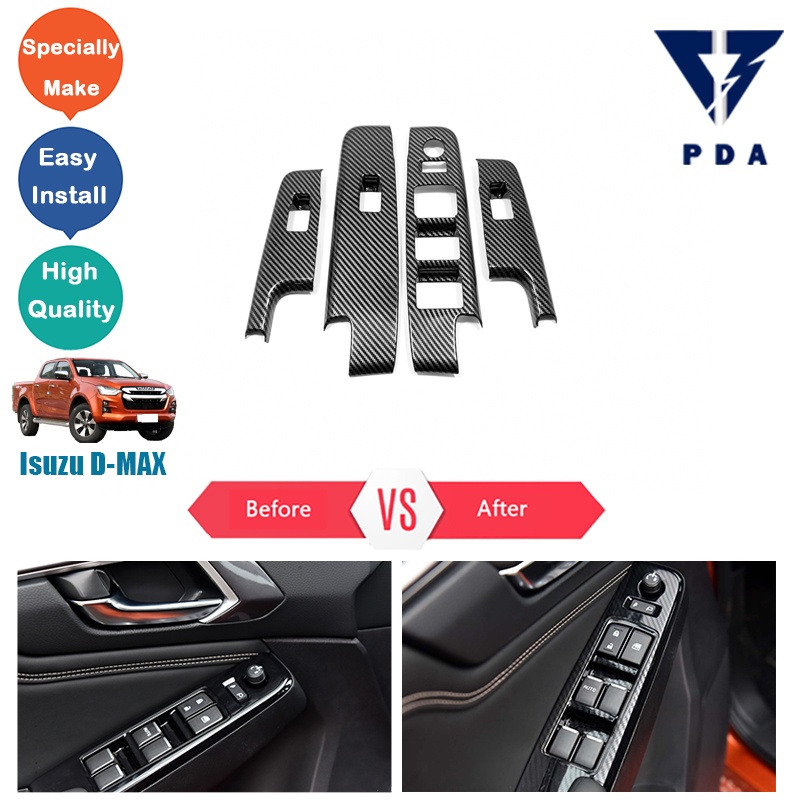 Isuzu D-MAX Powerwindow Switch Panel Cover | Shopee Philippines