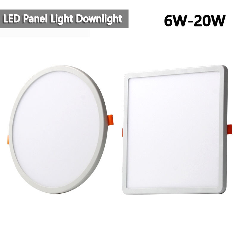 LED Panel Light Round Ultra Thin LED Downlight AC220V LED Ceiling ...