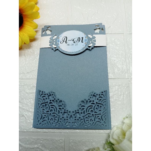 ️pretty paper ️invitation cover design b (4*6)(4r) | Shopee Philippines