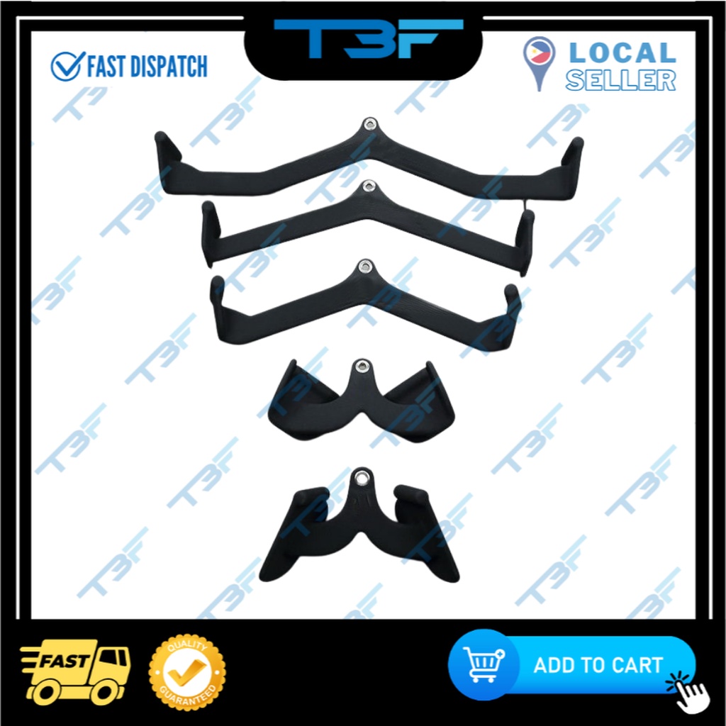 [ T3F ] Mag Grip Lat Pull Hand Grips Rowing T-bar V-bar Bicep Tricep ...
