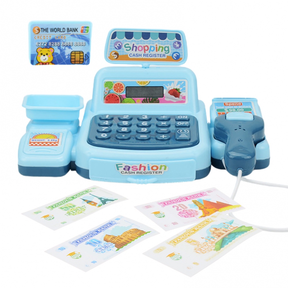 Cash Register Pretend Play Toys Fun Supermarket Shop Cash Register Toy ...