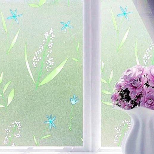 5mx45cm glass wallpaper sticker pattern sticker waterproof self ...