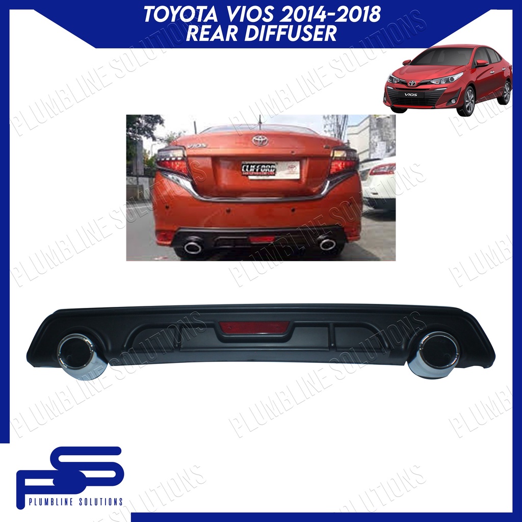 Toyota Vios Gen3 Gen 3 Superman 2014 2015 2016 2017 2018 July Rear ...