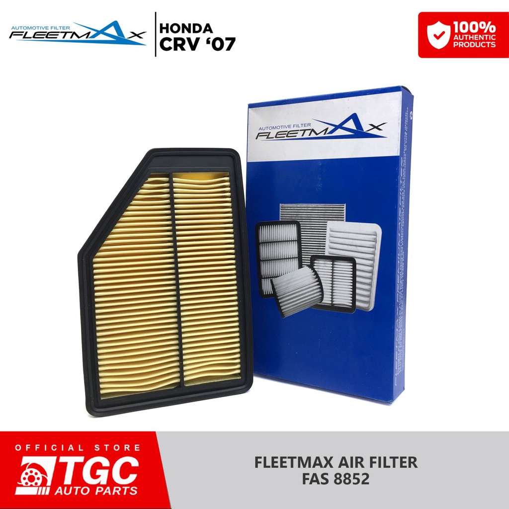 Fleetmax Air Filter / Air Cleaner Honda CRV 2.0 i-VTEC 2007 - 2012 ...