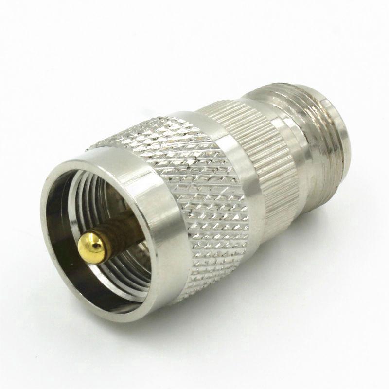 PL259 PL-259 UHF Male Plug to N Female Jack RF Coaxial Adapter ...