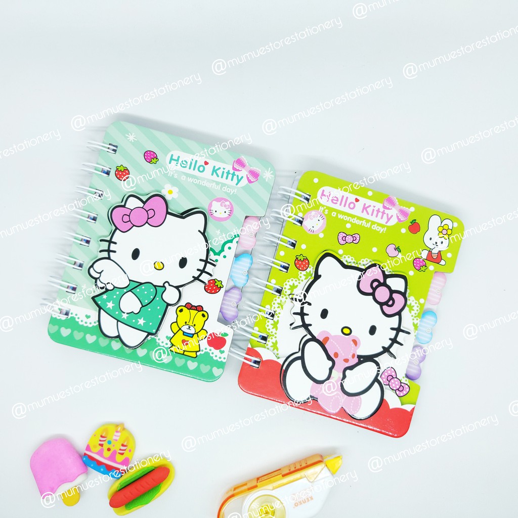 Hello Kitty Mini Notebook / Hello Kitty Notebook / Hello Kitty Memo ...