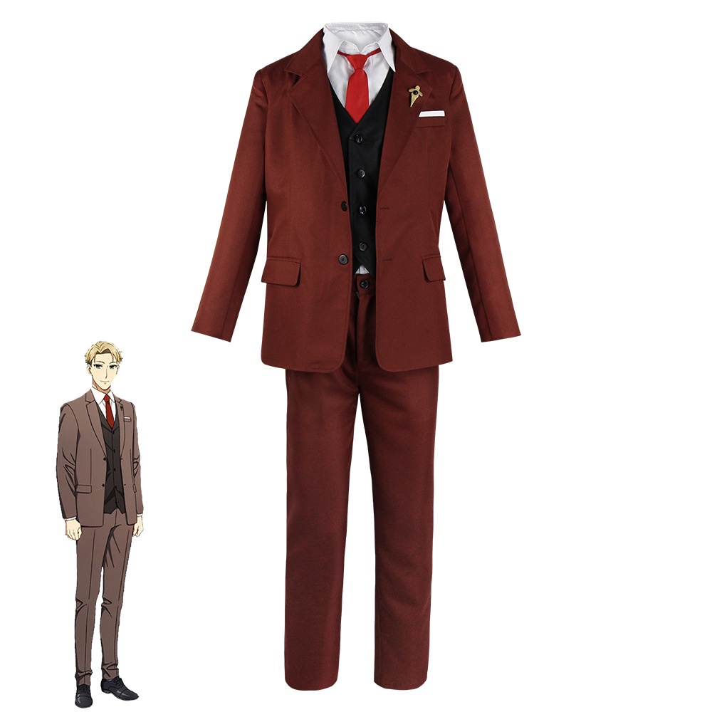 Anime Spy X Family Cosplay Loid Forger Cosplay Costume Adult Cos Outfit ...