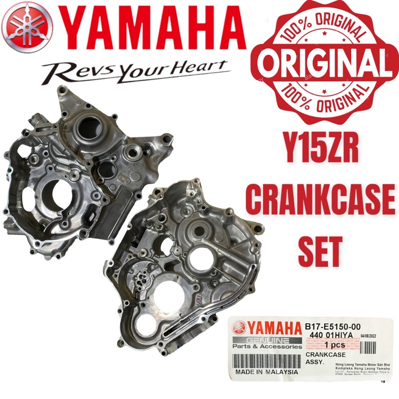 YAMAHA Y15ZR Y15 YSUKU CRANKCASE CASING SET KOTAK ENGINE KULIT ENJIN TENGAH CRANK CASE | Shopee ...