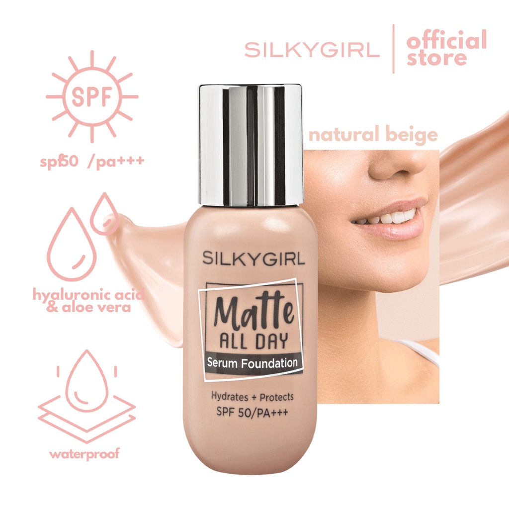 Silky Girl Matte All Day Serum Foundation | Shopee Philippines