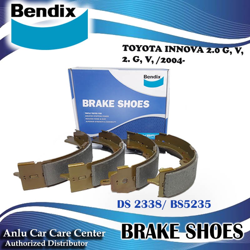 Bendix Brake Shoe DS 2338 / BS 5235 for Toyota Innova 2005-2015 (Rear ...