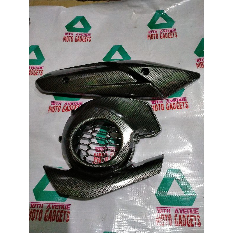 Carbon Fan cover/heatguard for M3/mio i 125/gts125s | Shopee Philippines