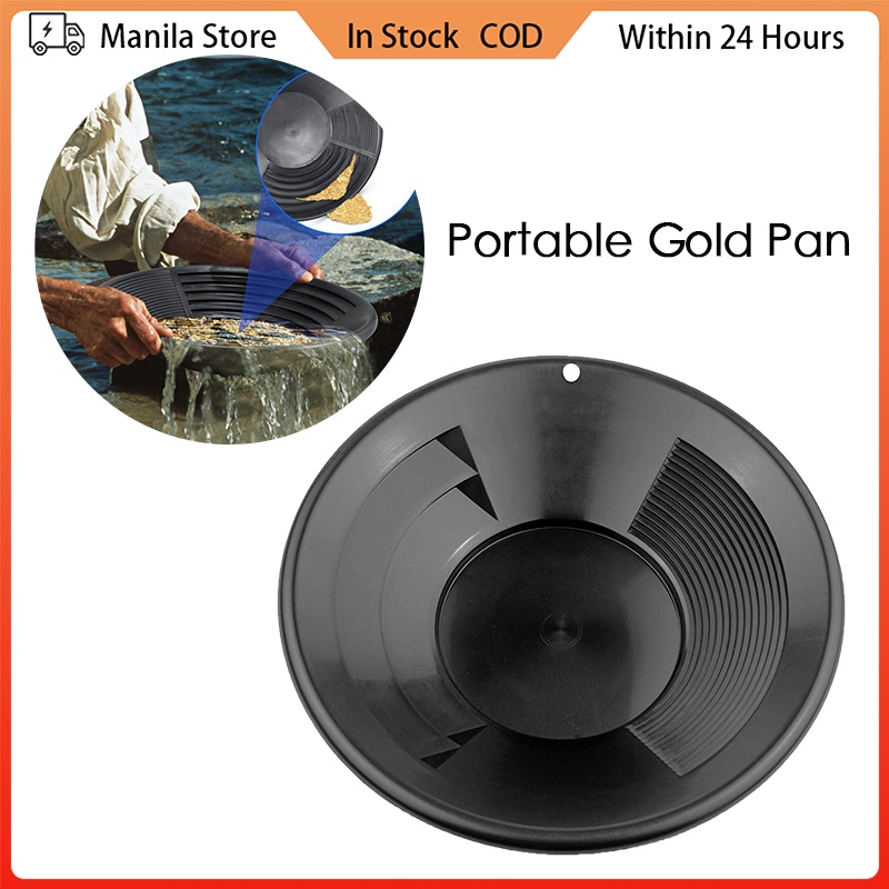 Gold Pan Basin Nugget Mining Pan Gold Sieve Tray Manual Wash Gold ...