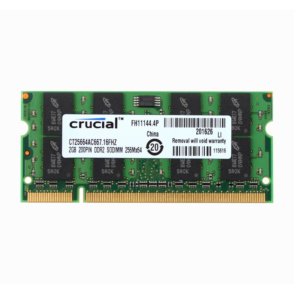 Crucial 2G 4G 8G DDR2 DDR3 DDR3L ram 667Mhz 800Mhz 1066Mhz 1333Mhz ...