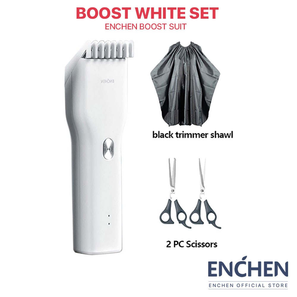 ENCHEN Hair Trimmer Boost Electric Hair Clipper Cordless Professional ...