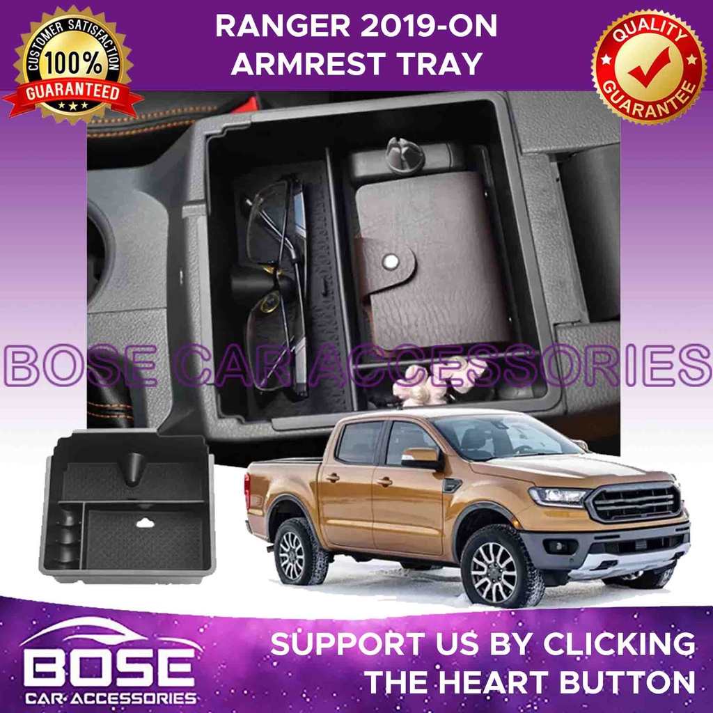 Ford Ranger 2012 - 2018 / 2019 - 2021 Armrest Tray Organizer Container ...