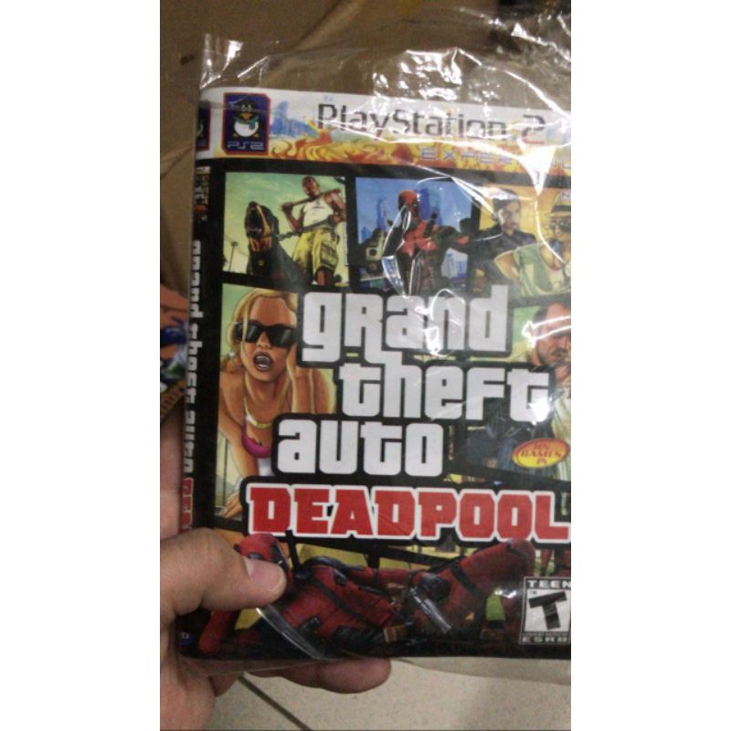 Ps2 Game Cassette - Play Station 2 GTA San Andreas DEADPOOL | Shopee ...