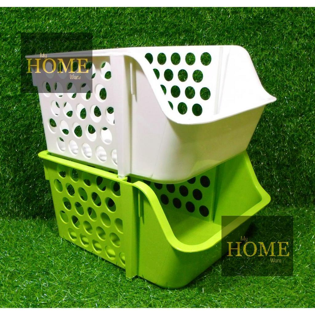 Stackable Bin Boxes Plastic #375 Storage Organizer Supplies Tools Bin ...