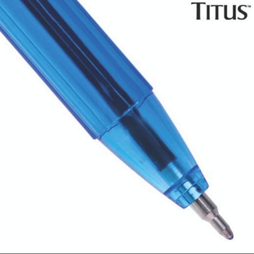 10 pcs Titus Doodle Ballpen Fine - Black, Blue, Red 0.5mm | Shopee ...