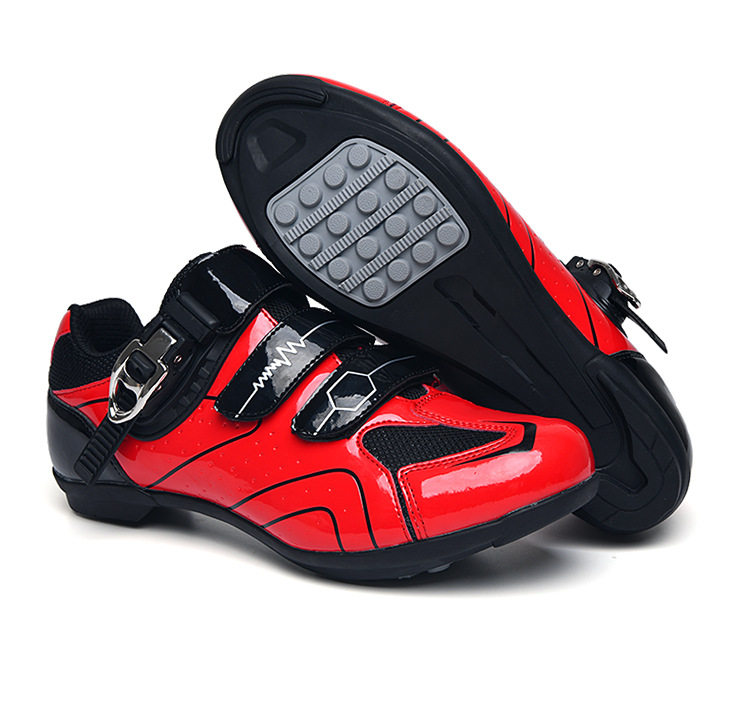 Road bike lockless riding shoes male mountain bike non lock power shoes ...