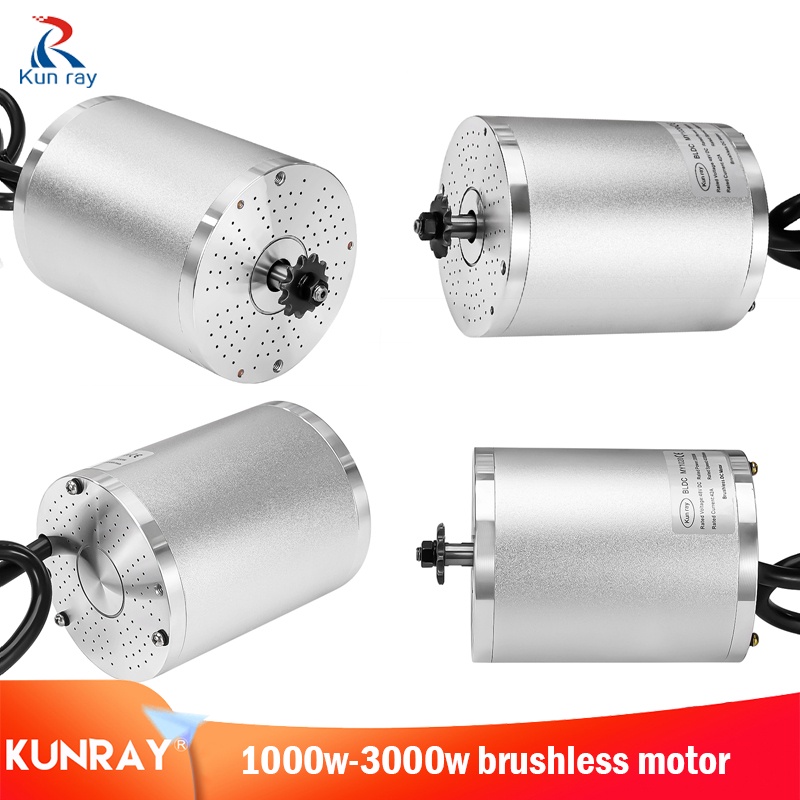 Electric Go-kart Motor 48v 2500w Brushless Motor 3000w 72v 1600w Bldc ...
