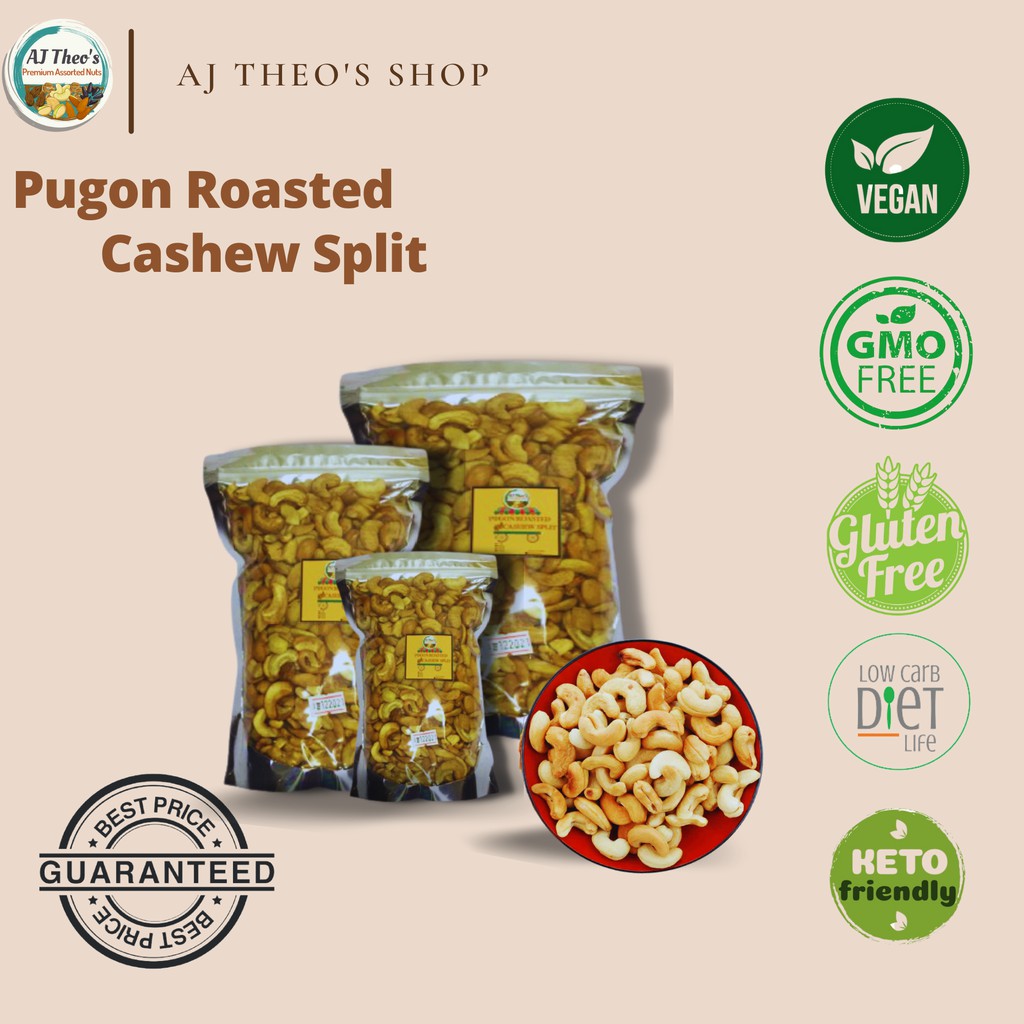 Pugon Roasted Whole Cashew Nuts – Premium & Crunchy | Shopee Philippines