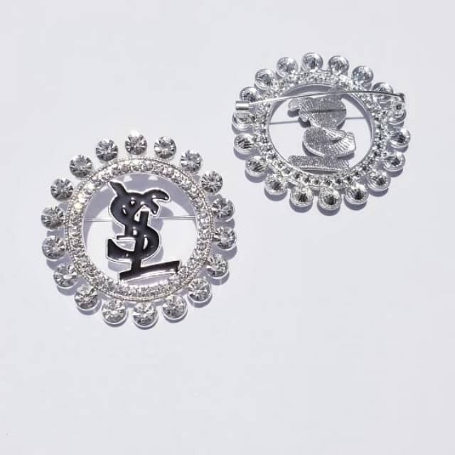 Silver BRANDED Chest Brooch/Dozen | Shopee Philippines