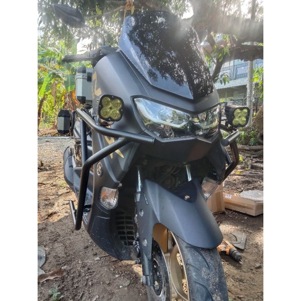 YAMAHA NMAX 155 V2- CRASH GUARD HALF(powdercoated) | Shopee Philippines