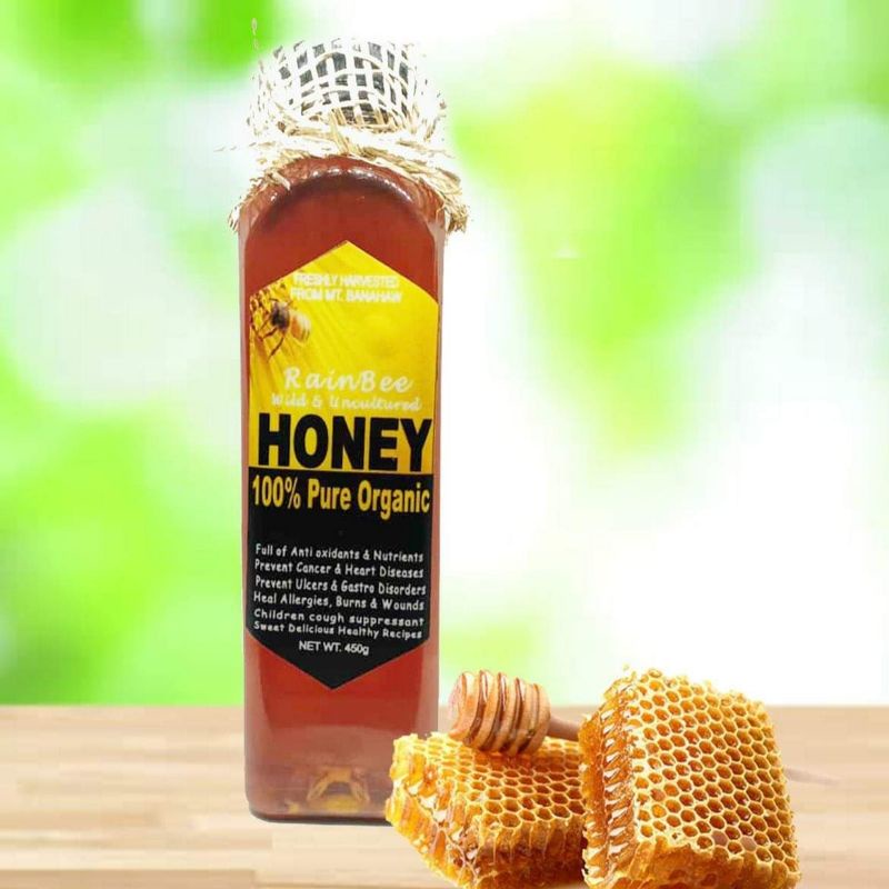 Rainbee Pure Raw Honey Uncultured Organic 400g (250ml) | Shopee Philippines