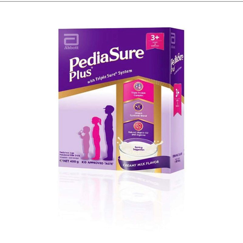 Pediasure Plus Creamy Milk 400g for Kids Above 3 Years Old | Shopee ...