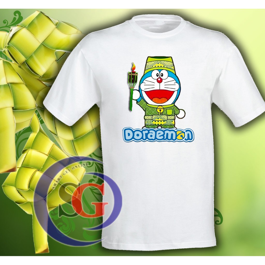 DORAEMON RAYA AIDILFITRI SPECIAL GRAPIC T (HIGH QUALITY) | Shopee ...