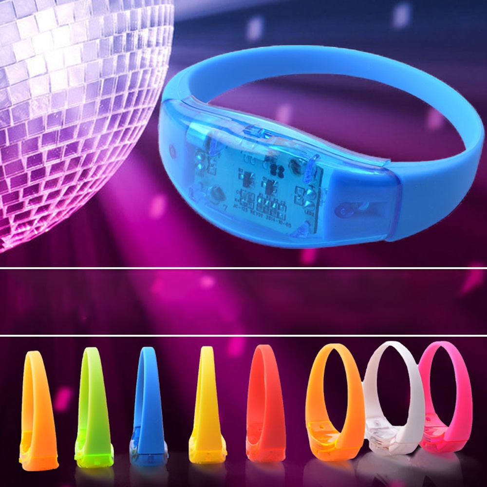 LED Wristband Light Up Party Bracelet LED Armband Flashing Wrist ...