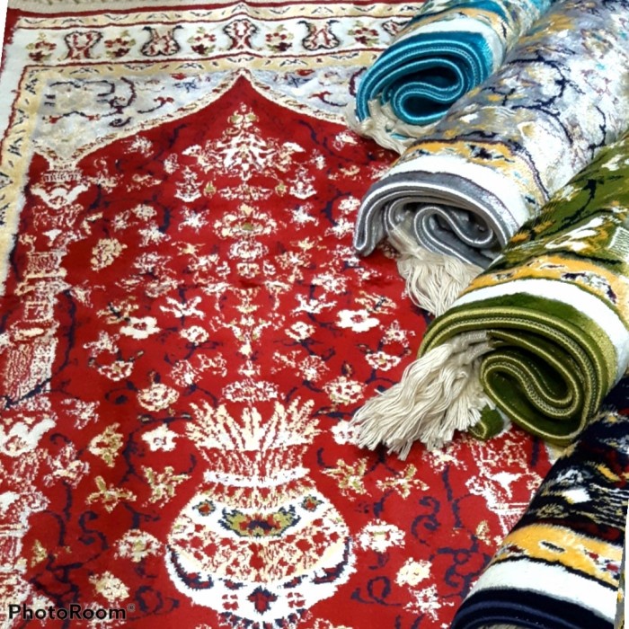 MERAH Prayer MADA MIDI Carpet 50X110CM MADE IN SAUDI - Red | Shopee ...