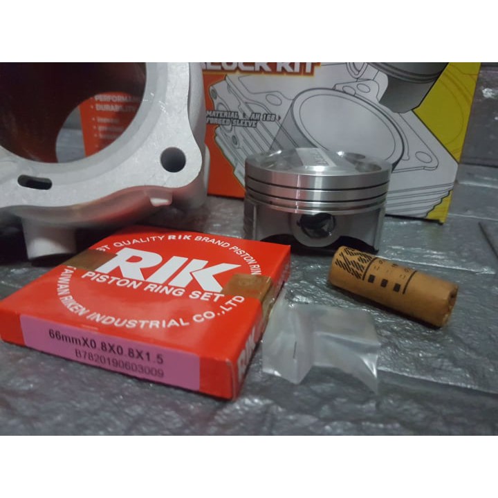 66MM SUZUKI RAIDER 150 FI PITSBIKE CYLINDER BLOCK DOME FORGED PISTON ...